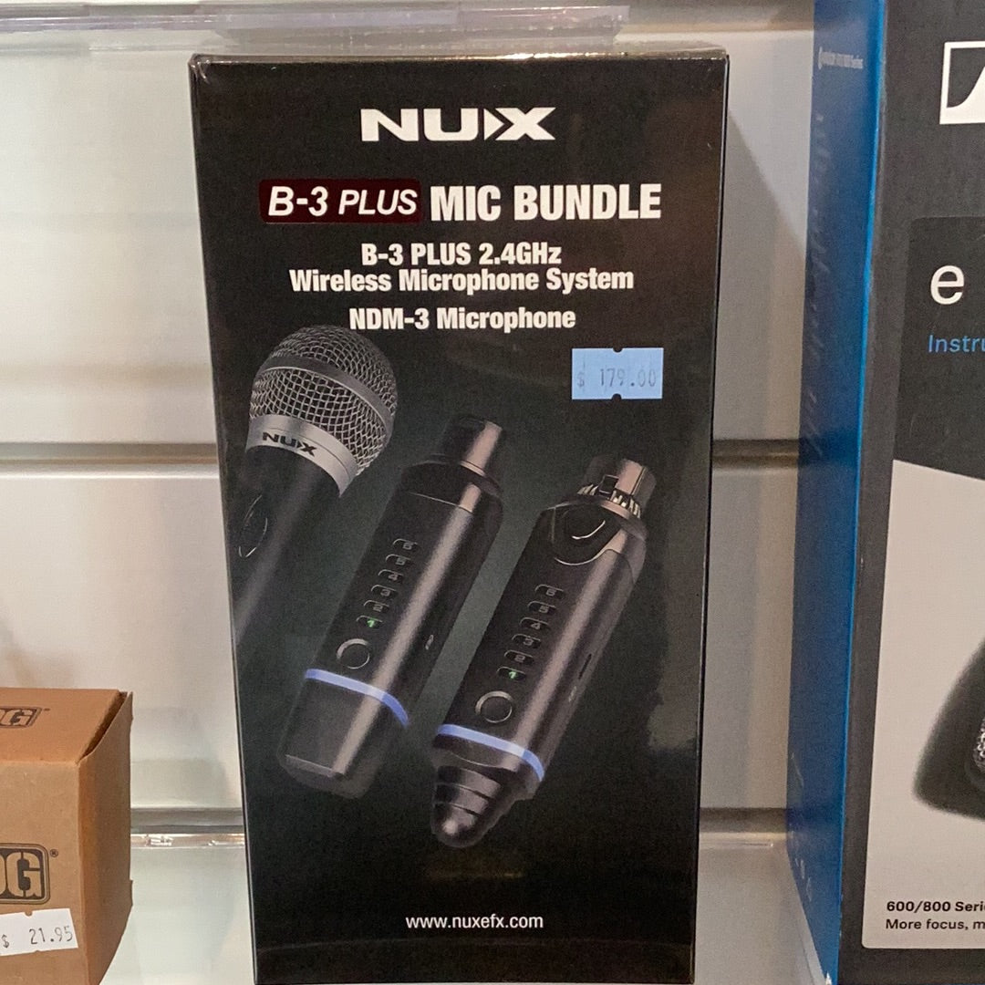 NUX B3 Wireless Mic Bundle – Rusty's Cool Guitars