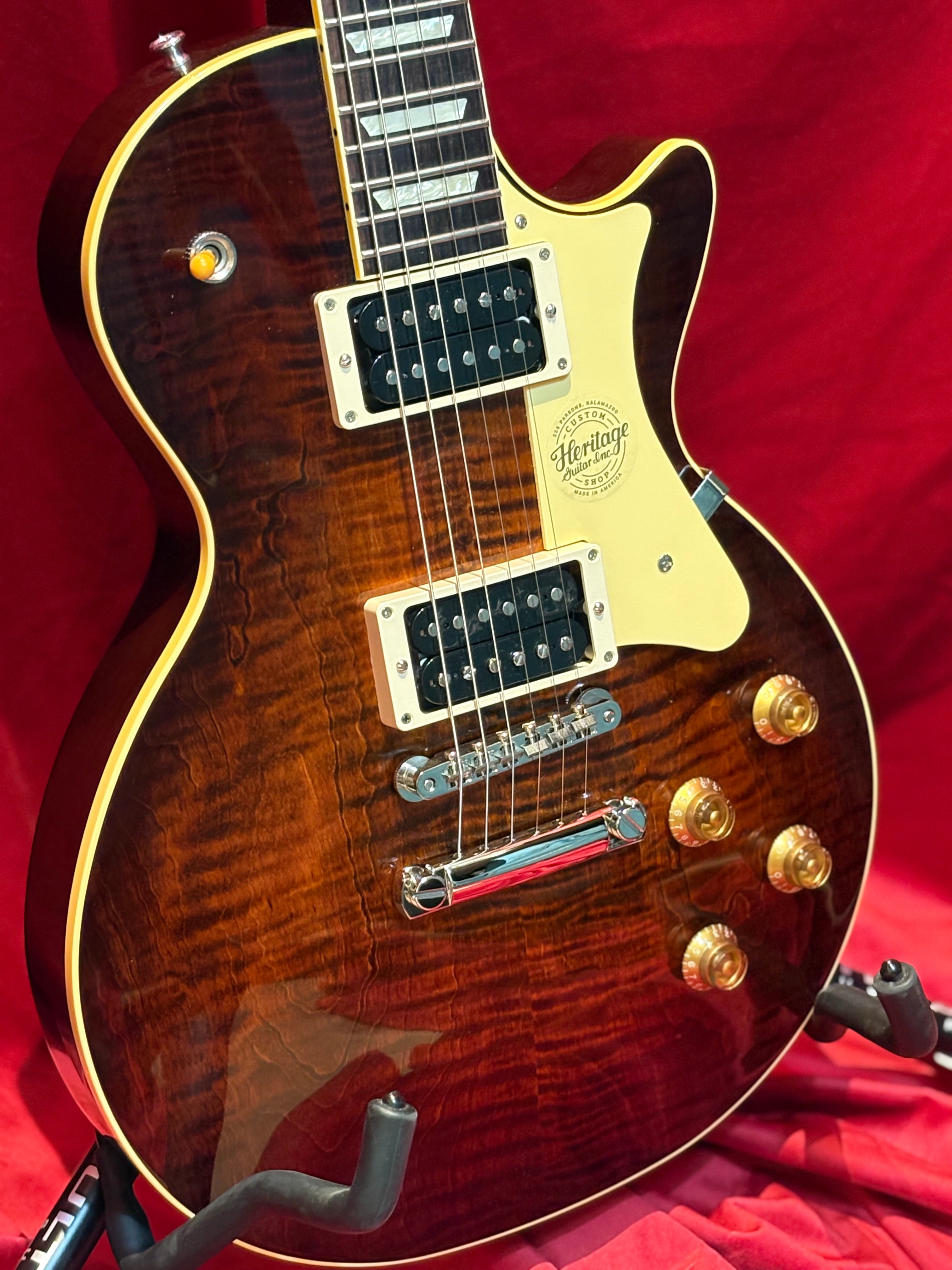 Heritage Custom Shop Factory Special H-150 Tiger Eye – Rusty's Cool Guitars